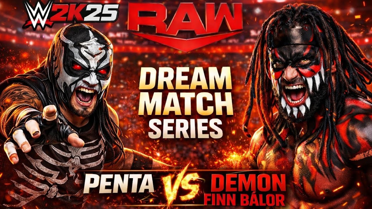 PENTA vs DEMON FINN BALOR 🔥 | DREAM MATCH | WWE 2K25 GAMEPLAY - YouTube