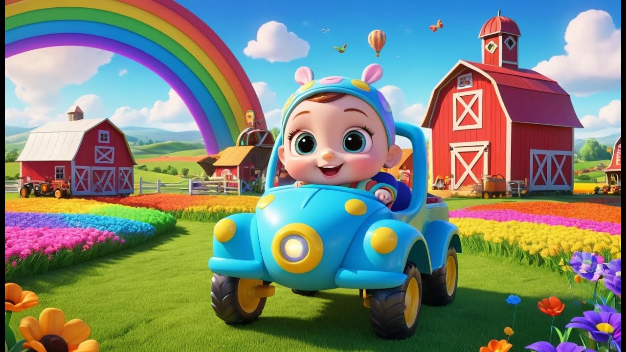 Old MacDonald (2025) | 3 HOURS – Magic Machines on Rainbow Farm | Fun ...