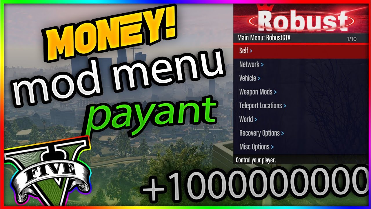 GTA 5 Online Robust Mod Menu |PAID MENU| [UNDETECTED][PROTECTIONS ...
