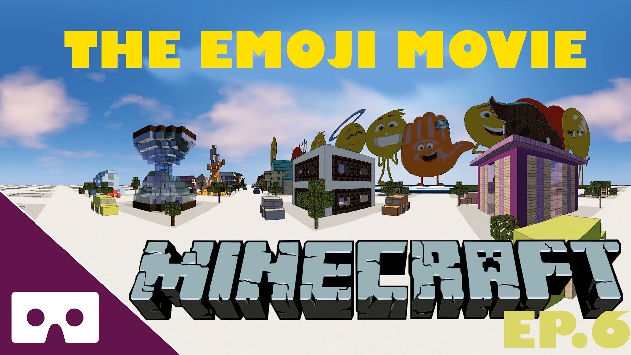 Emoji Movie City Minecraft VR 360° - EP.6 - YouTube
