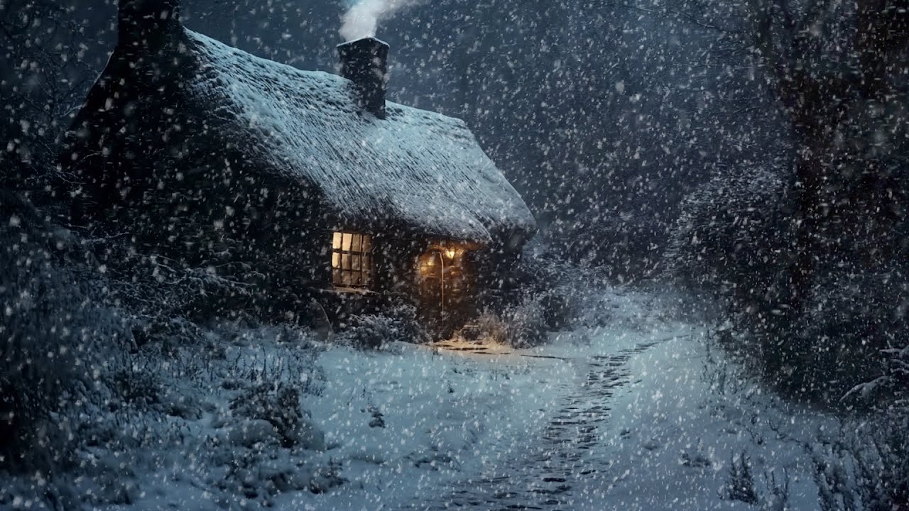 Icy Blizzard Sounds for Sleeping & Loud Blowing Snow | Howling Wind ...