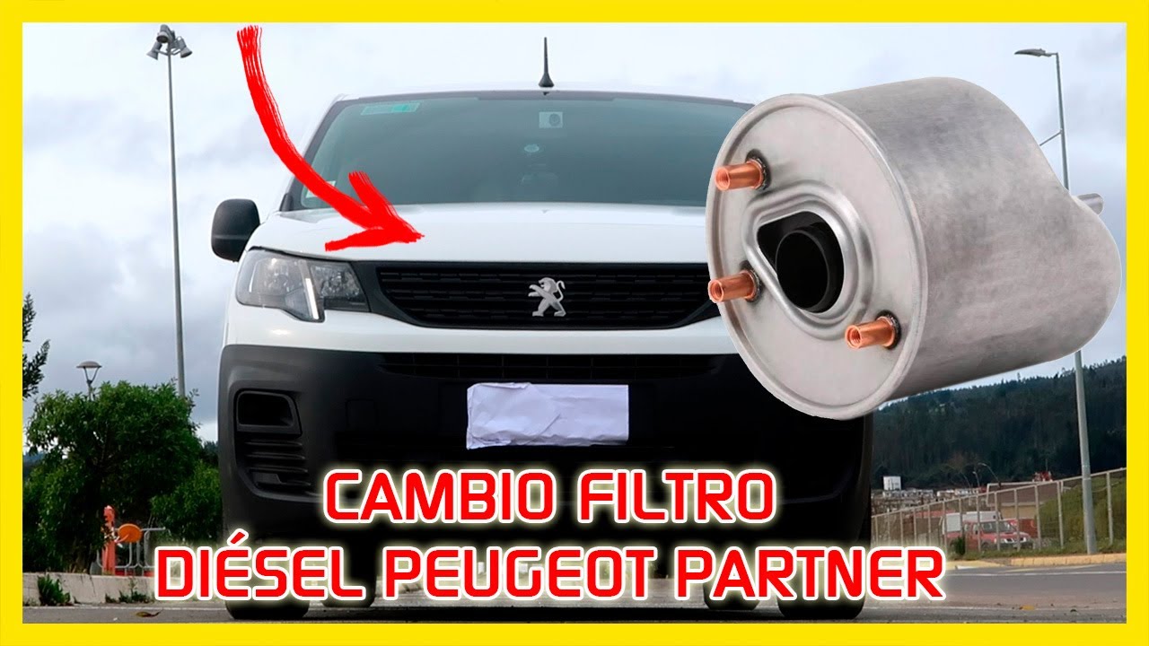 Cambio de Filtro de Diésel Peugeot Partner 2020 | Citroen Berlingo ...