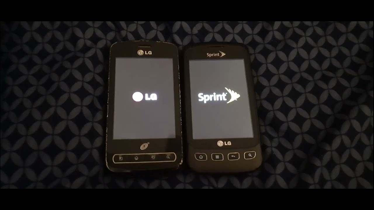 LG Optimus Q vs LG Optimus S boot comparison and shutdown - YouTube