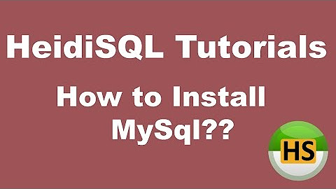 How To Use HeidiSQL - YouTube