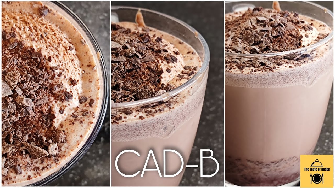 CAD-B | Cafe Style CAD-B | Thick Chocolate Milkshake - YouTube