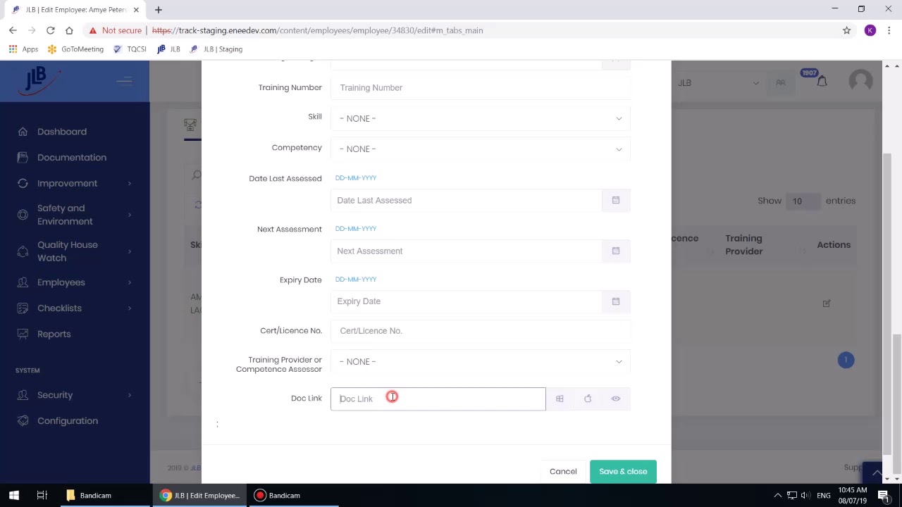 JLB Track Tutorials - Employees - YouTube