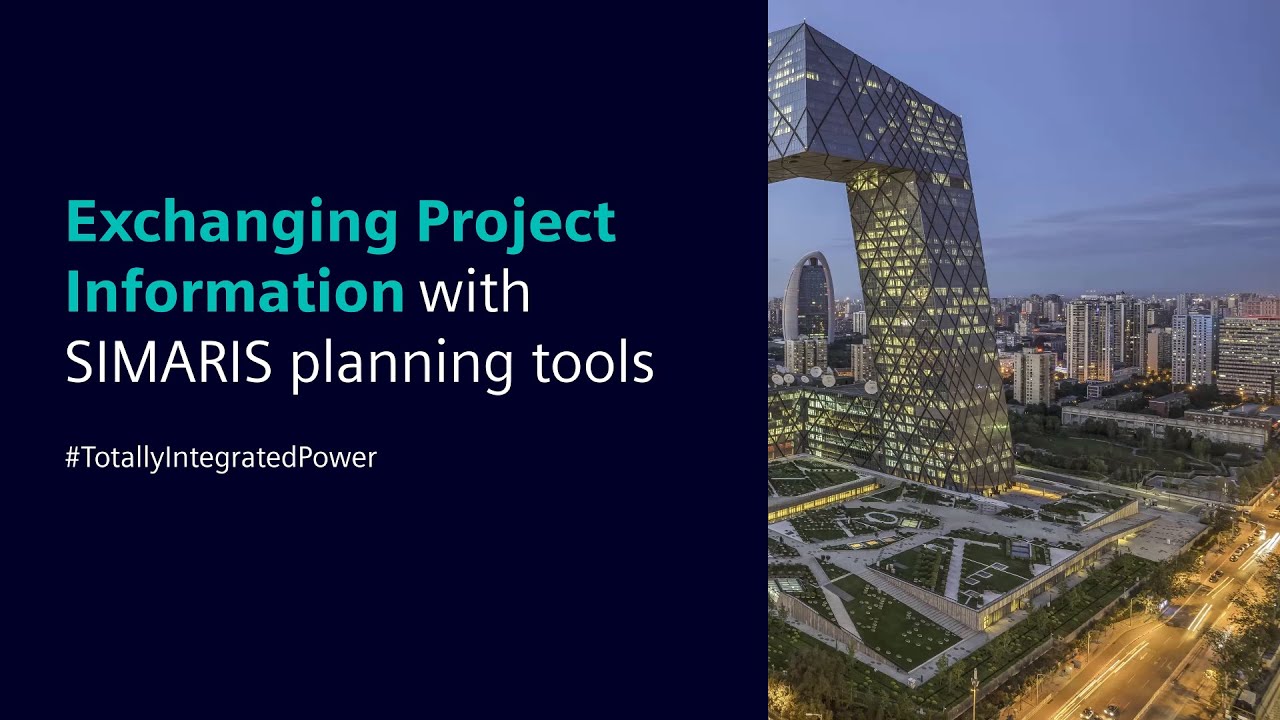 Exchanging Project Information with SIMARIS planning tools - YouTube