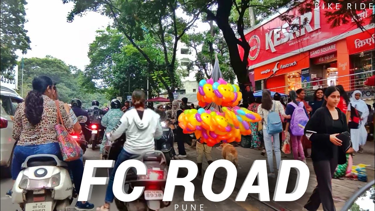 FC Road Pune | Bike ride | #pune #fcroad #travel #blog #fcroadpune # ...