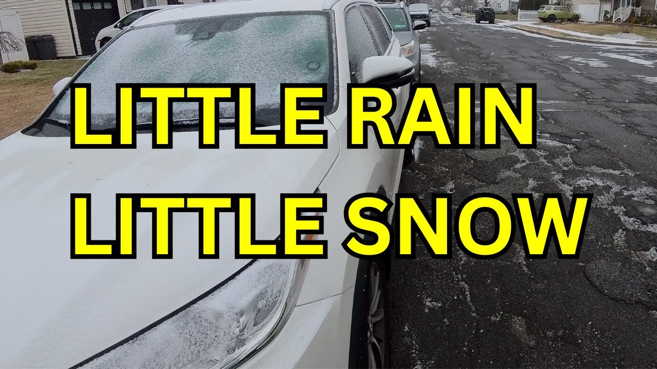Short Drive in Little Rain and Little Snow - YouTube