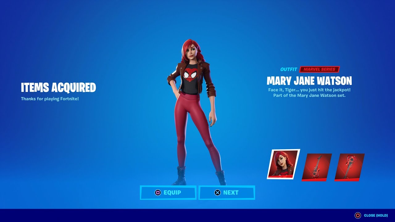 How To Get Mary Jane Watson Skin NOW FREE In Fortnite! (Unlock Mary ...