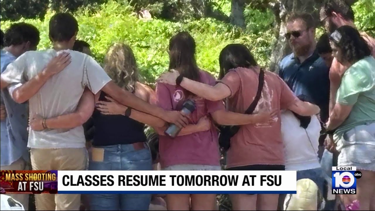 FSU classes resume Monday following mass shooting - YouTube