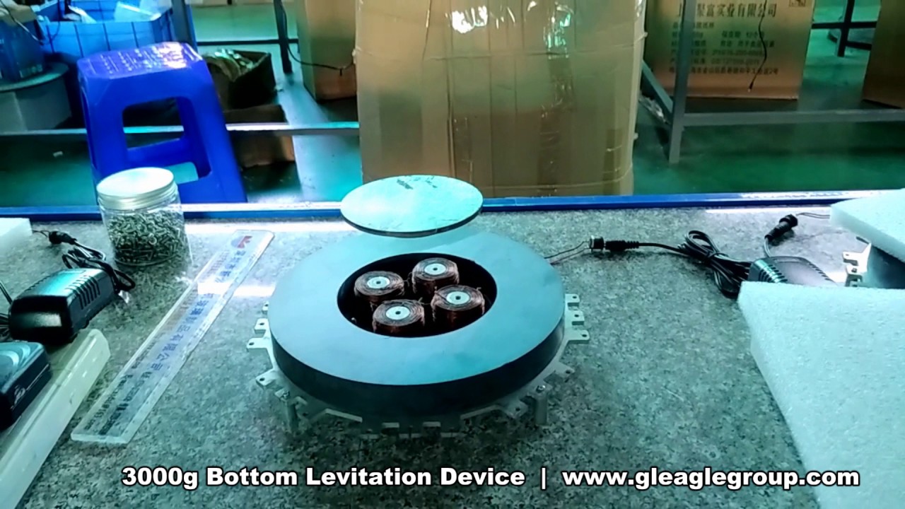 300G Bottom magnetic Levitation Device - YouTube