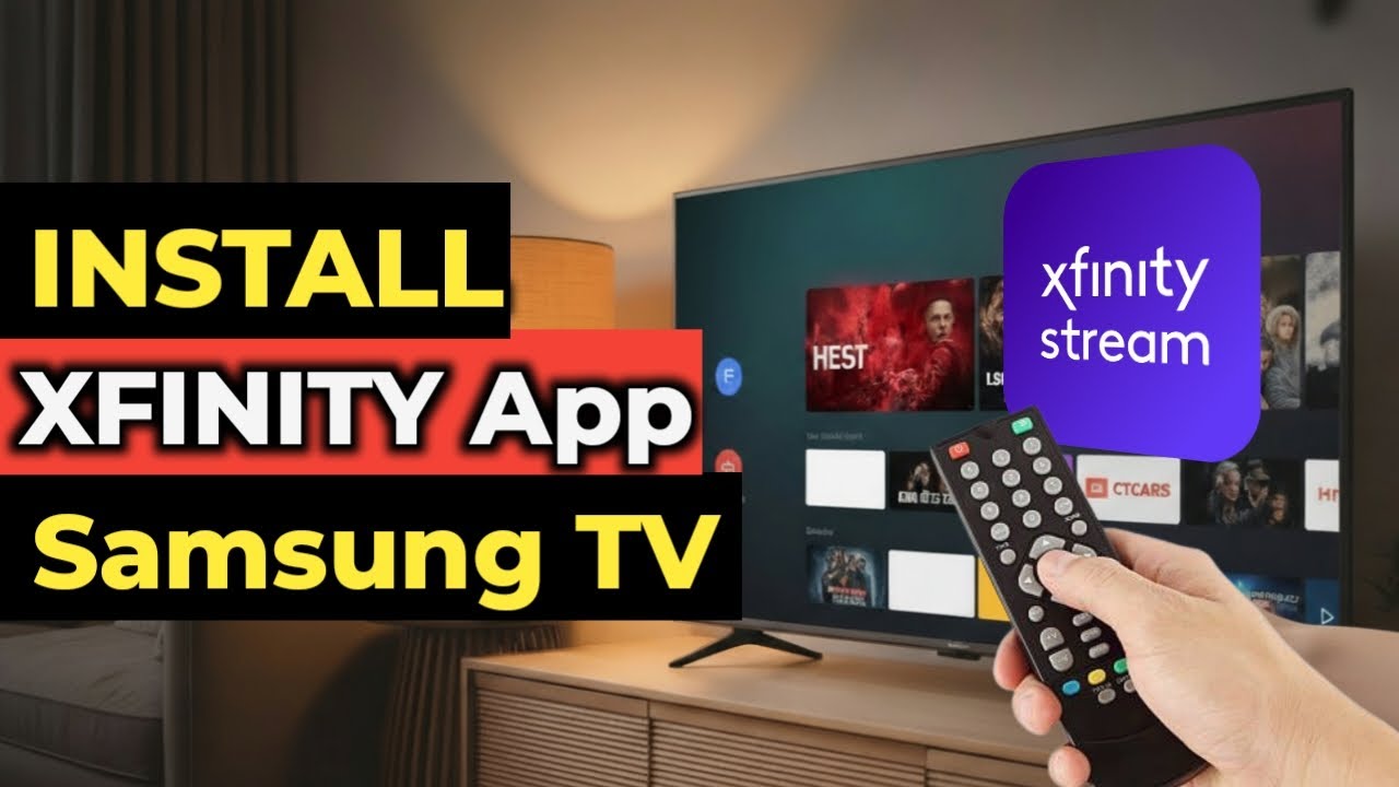 How To Download Xfinity Stream App On Samsung Smart Tv | Step By Step ...