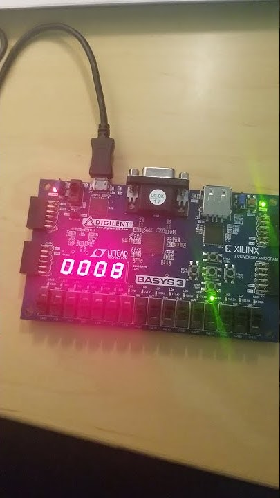CE433 Lab Pmod ALS ambient light sensor and Basys 3 FPGA - YouTube