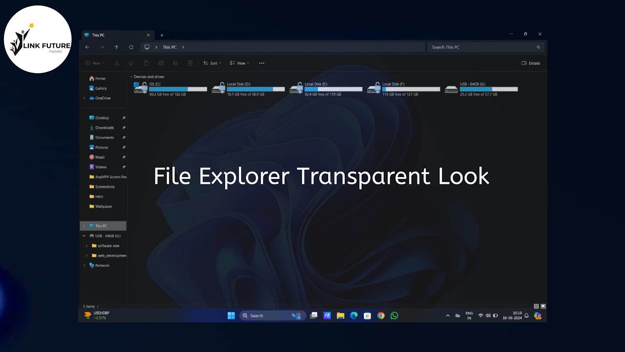 How to Make Windows File Explorer Transparent | Step-by-Step Guide ...