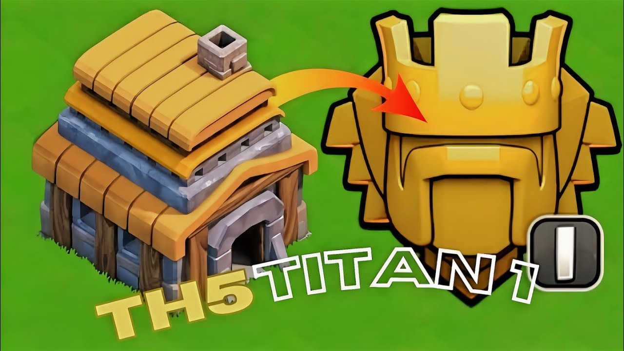 TH5 TITAN 1 Attacks 4800+/th5 trophy pushing attack strategy/th5 barch ...