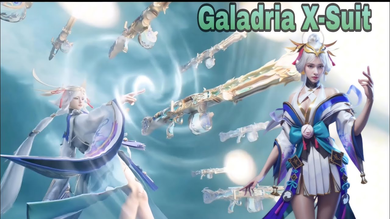 NEW GALADRIA X-SUIT OPENING || SKY HUNTRESS MG3 SKIN || BGMI - YouTube