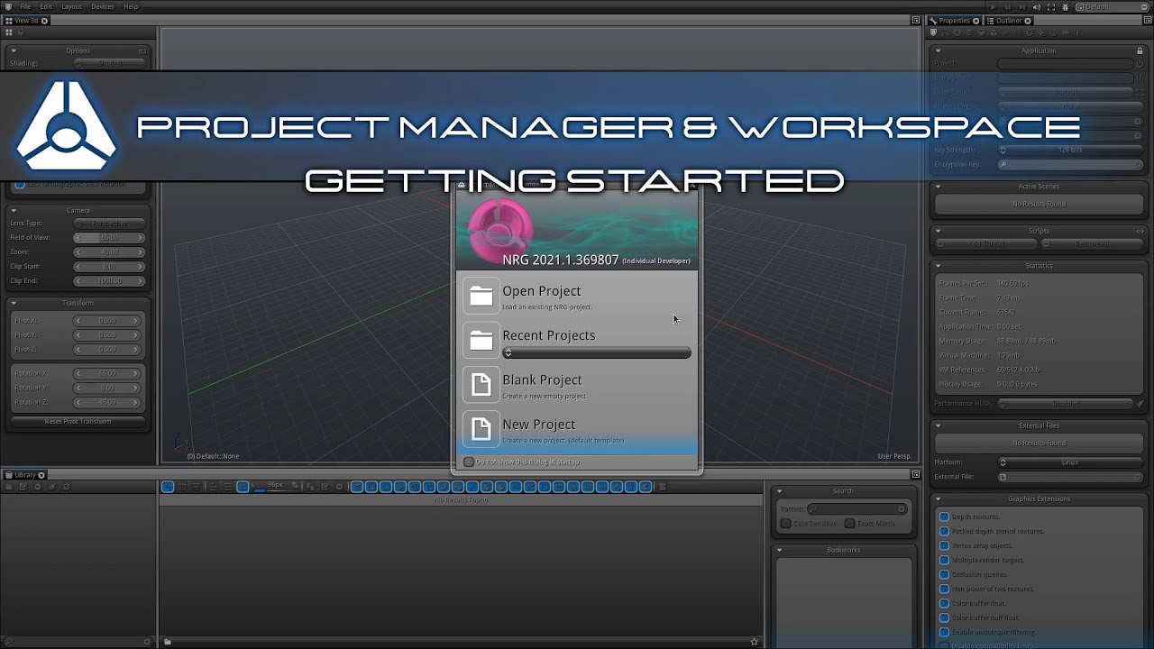 Project Manager & Workspace [ Getting Started ] - YouTube