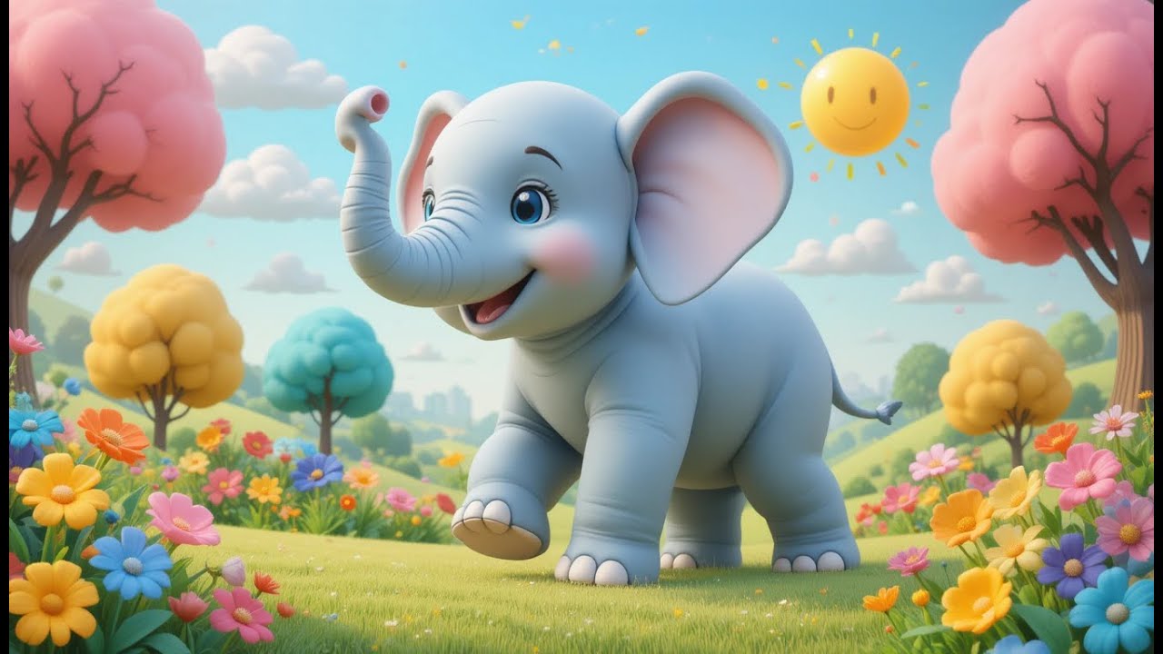 Elephant Counting Song | Learn Numbers 1 to 20 with Gentle Elephants ...