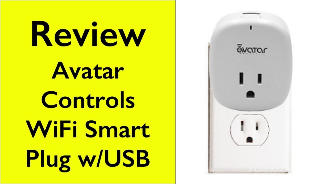 Review AvatarControls WiFi Smart Plug with USB - YouTube