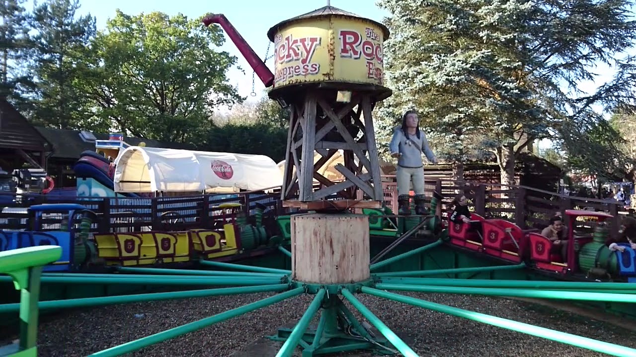 Rocky Express Ride At Thorpe Park Resort - YouTube