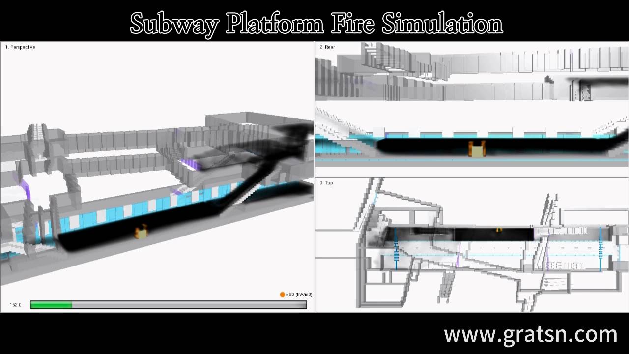 CFDS _ Subway Platform Fire Simulation = GRATSn = - YouTube