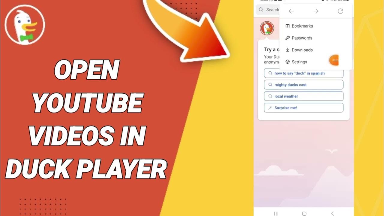 How To Open Youtube Videos In Duck Player On DuckDuckGo App - YouTube