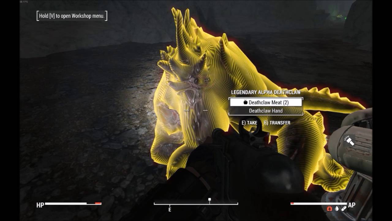 The easy way to kill a deathclaw - YouTube