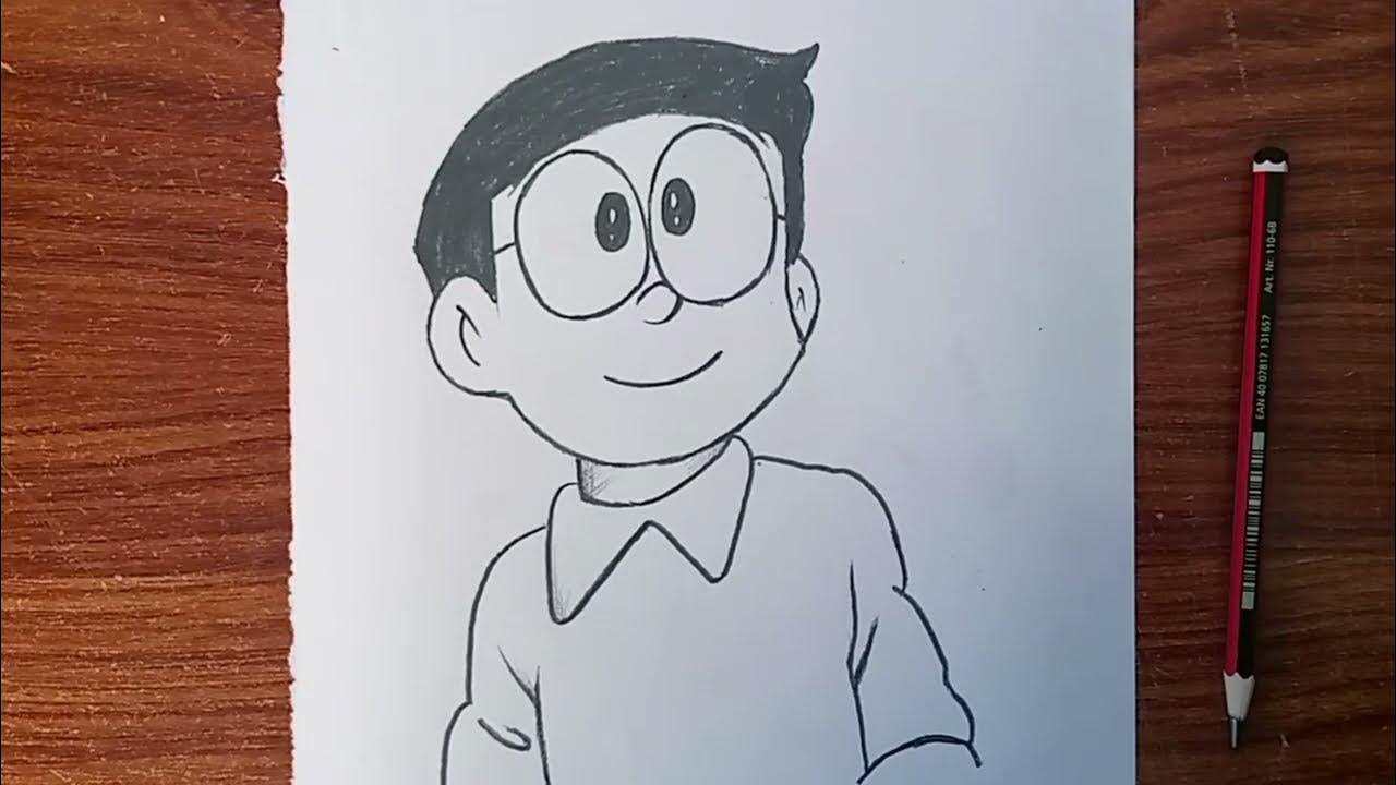How to Draw Nobita from Doraemon | Easy drawing ideas for beginners ...