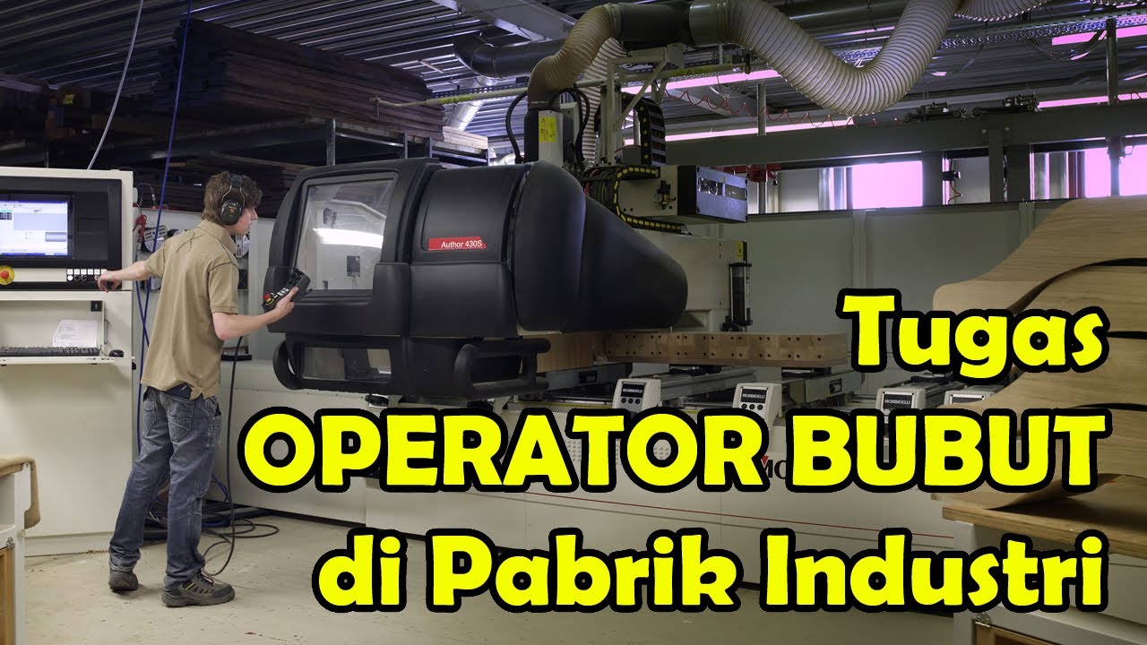 Tugas Operator Mesin Bubut di Pabrik Industri Versi KM 97 Channel - YouTube