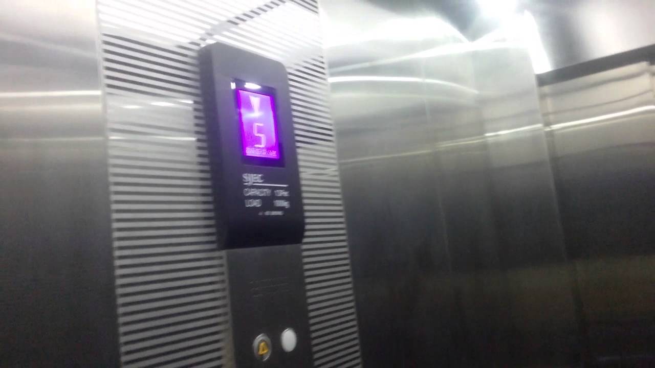 Brand New Sjec Traction Elevator at Mal Artha Gading, Jakarta - YouTube