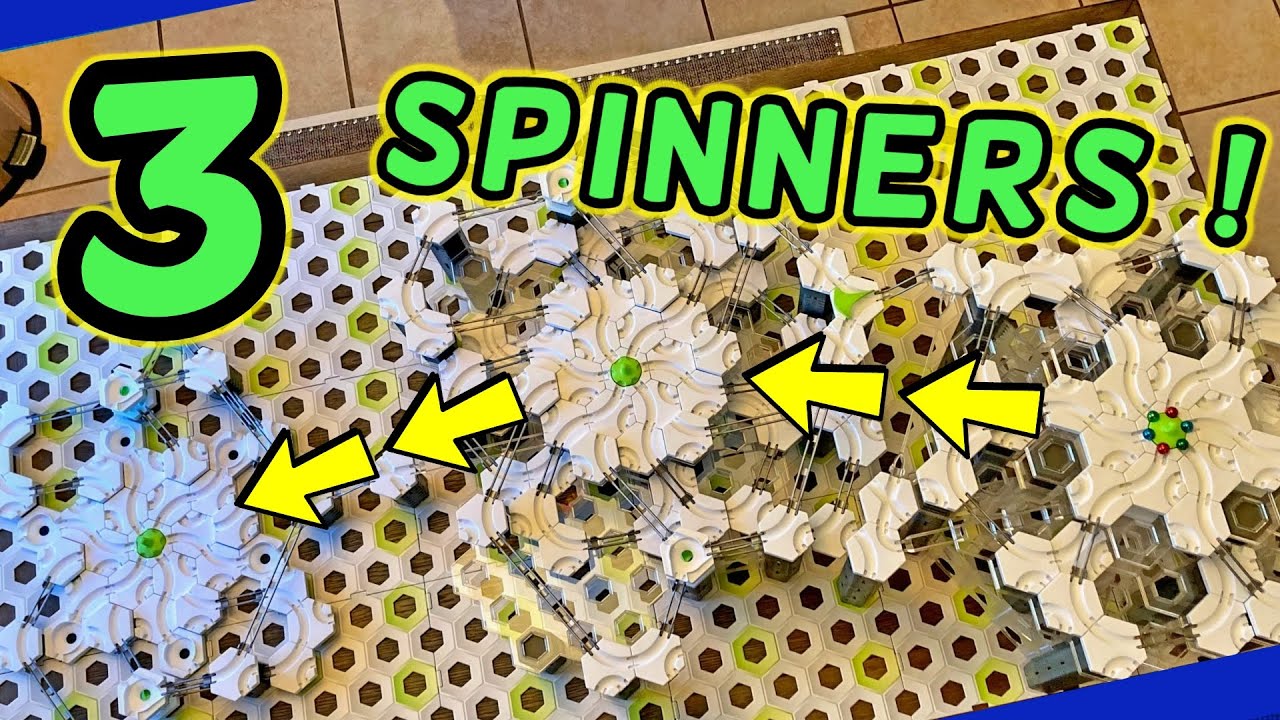 Marble Run with Auto-Loading Spinners - YouTube