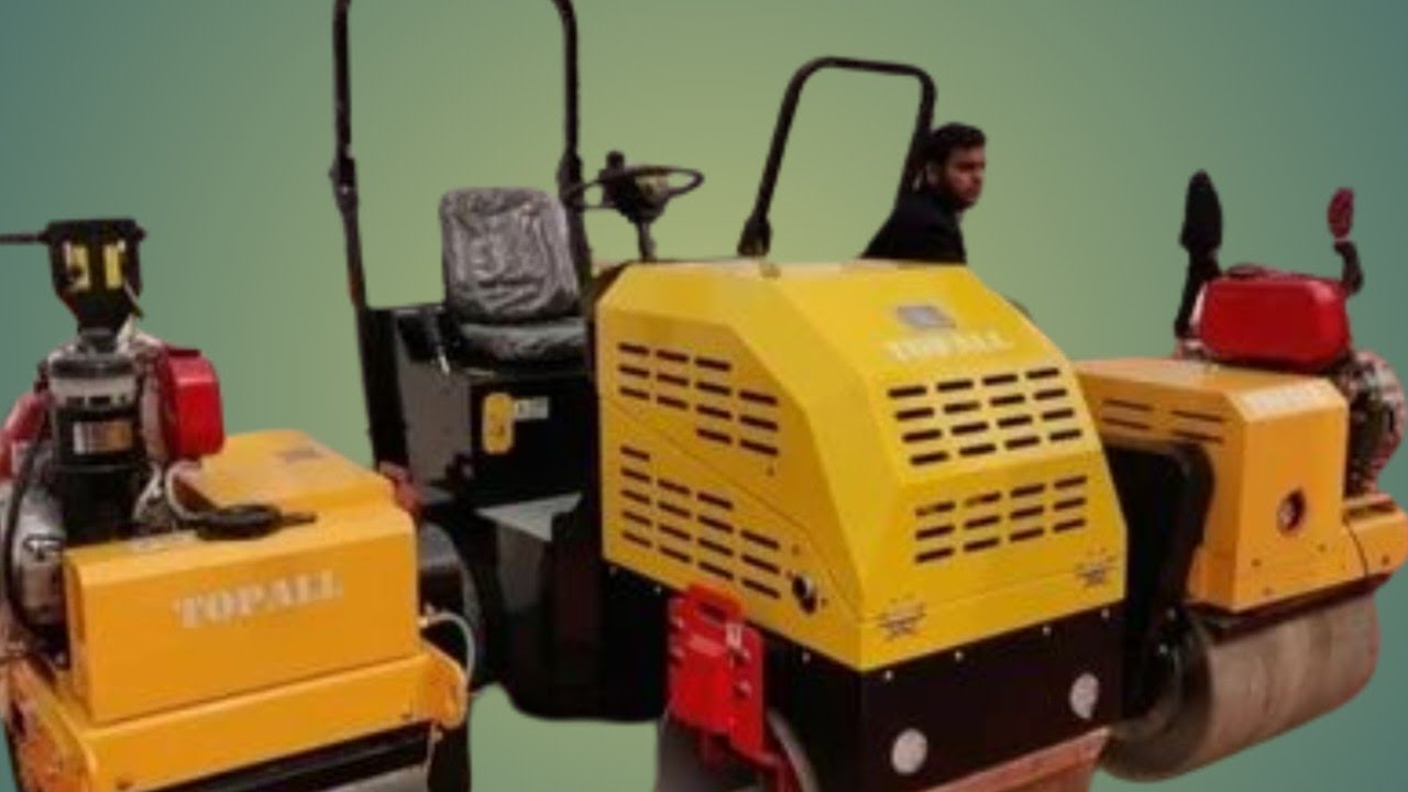 Double drum roller | sitting roller | vibration Roller | road dabane ...