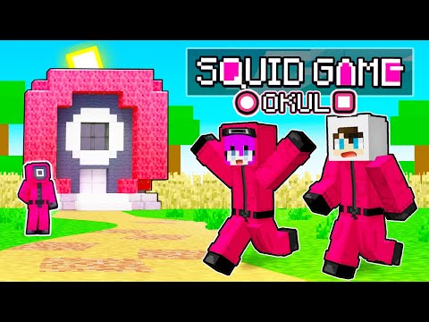 SQUİD GAME OKULUNA KATILDIM 😨 Minecraft