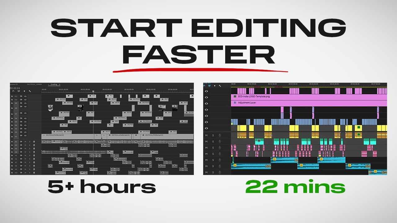 Start Editing 10x FASTER with These Tips! Video Editing for Beginners ...