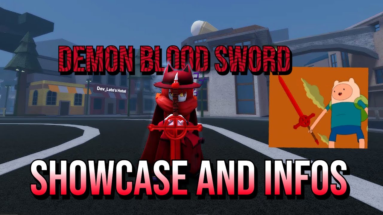 ( AUT ) Demon blood blade showcase and infos! - YouTube