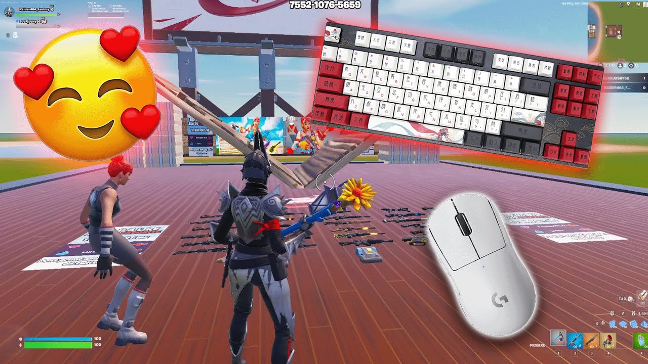 😴 1v1 CLIX Build fight / ASMR gameplay 😴 (Fortnite KBM ASMR) - YouTube