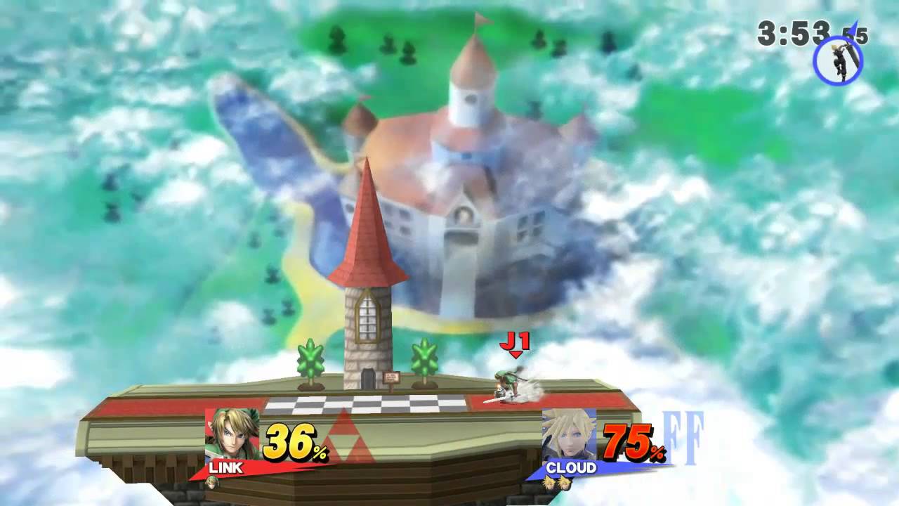 SSB WII U Link Vs Cloud - YouTube