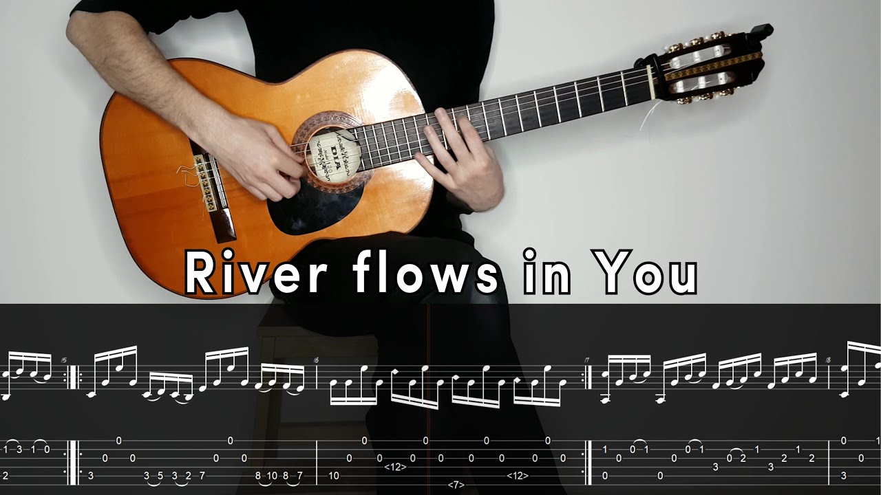 River flows in You - guitar Tab + Pdf - YouTube
