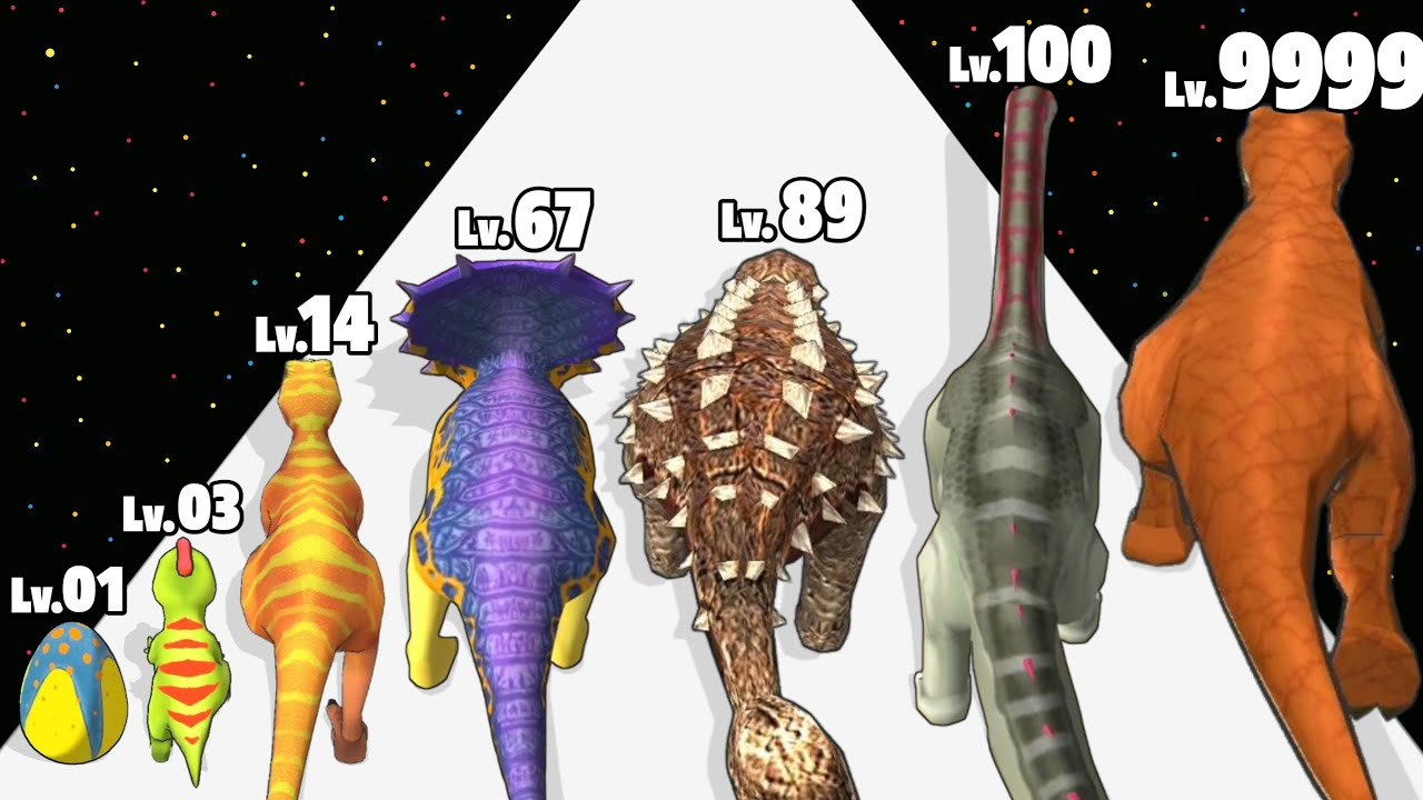 Jurassic Dino Run - Level Up Dinosaur Max Level Gameplay (New Update ...