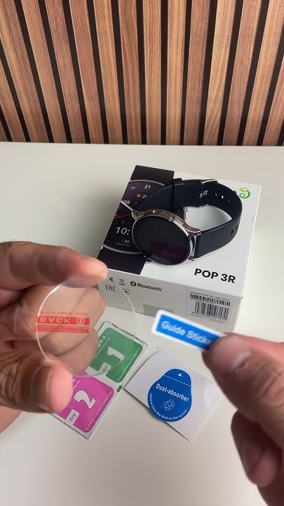PELÍCULA PRA TELA DO AMAZFIT POP 3R, VEJA O TAMANHO E COMO APLICAR. #smartwatchs #peliculas # ...