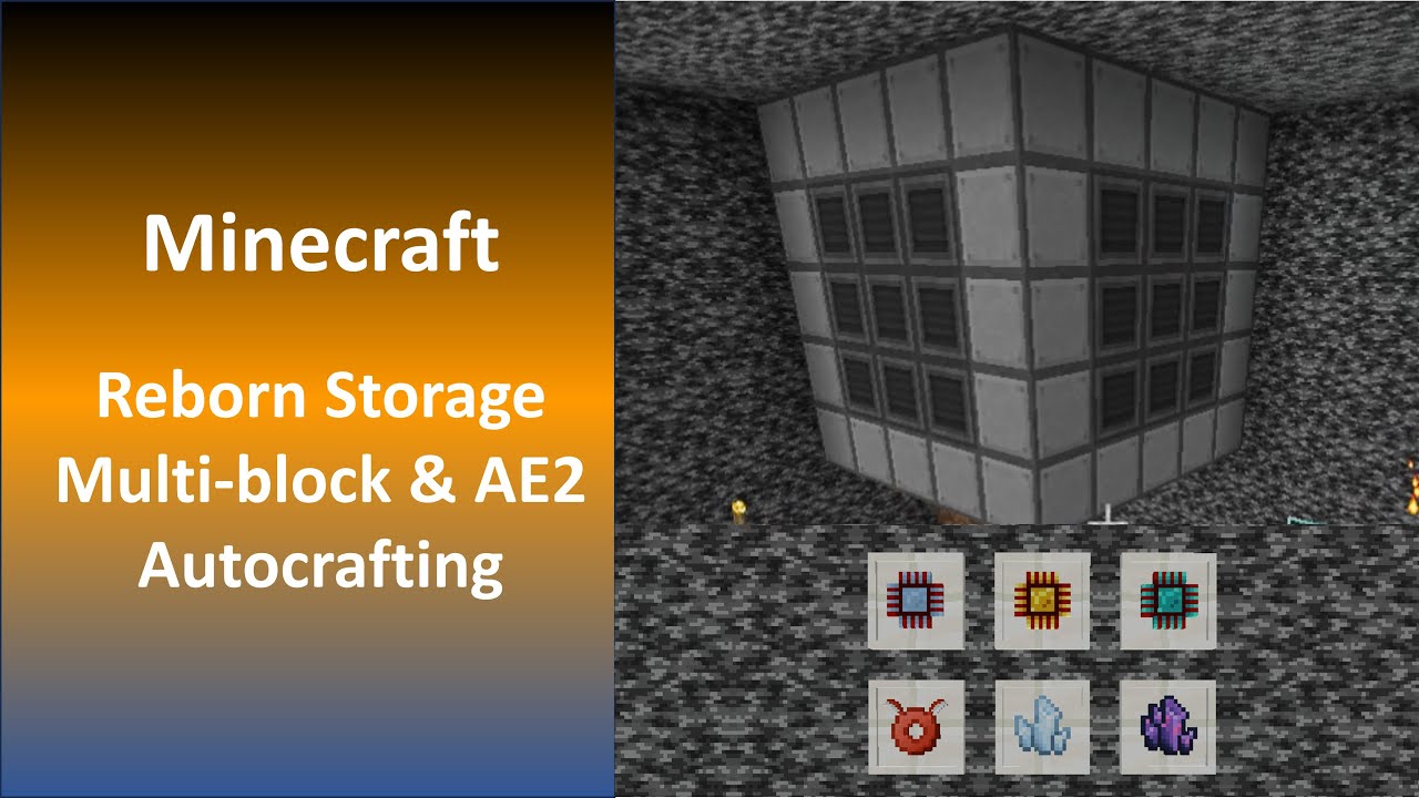 Reborn Storage Multi-Block & AE2 Automation - Minecraft Direwolf20 1.20 ...
