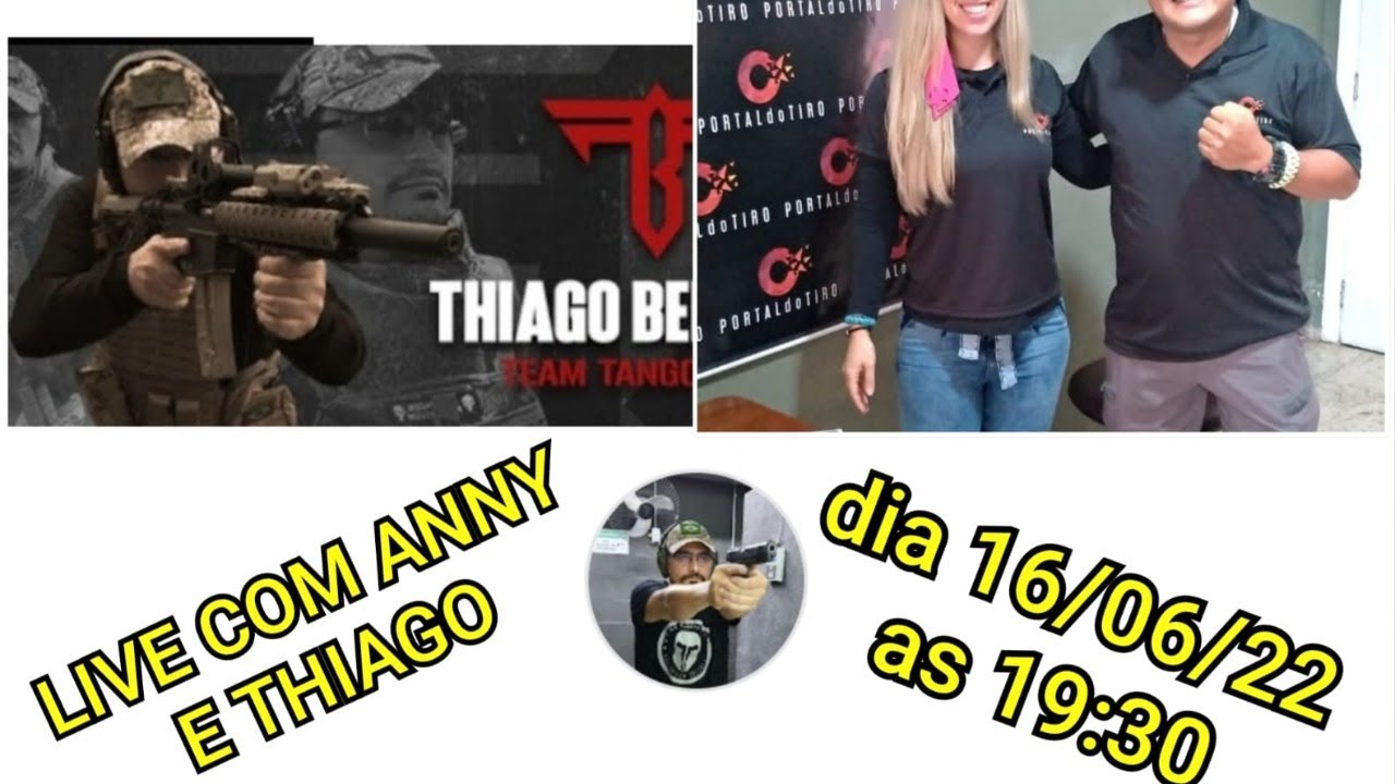 Live com IAT Thiago Bertolini e IAT Anny Passos; Defesa Veicular e Tiro Cognitivo - YouTube