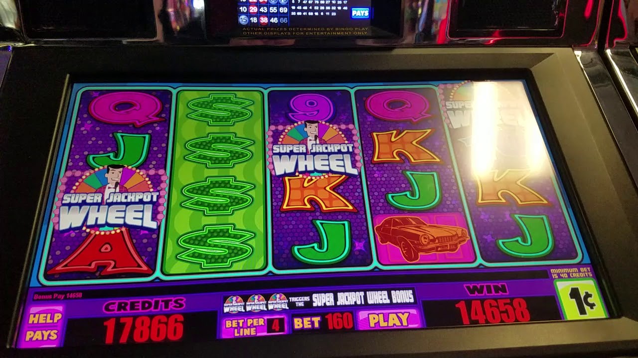 Super Wheel Jackpot slot Bonus - YouTube