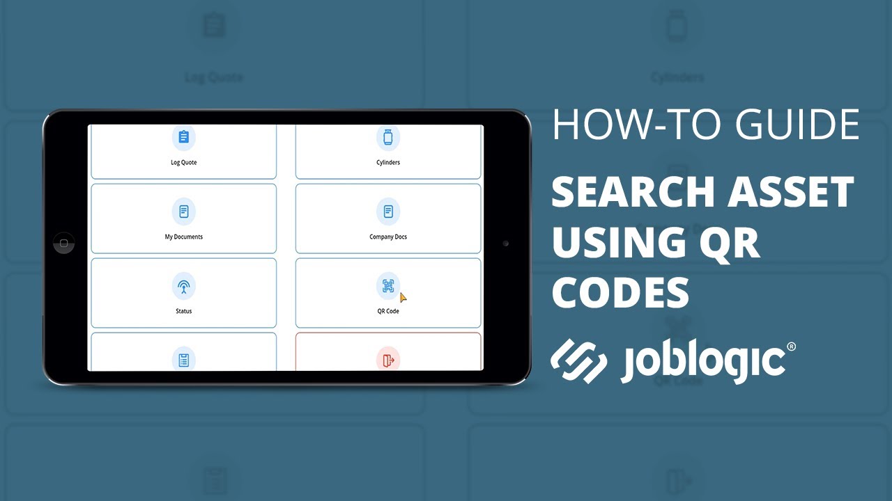 How-To Guide | Search Asset Using QR Codes | Joblogic® - YouTube
