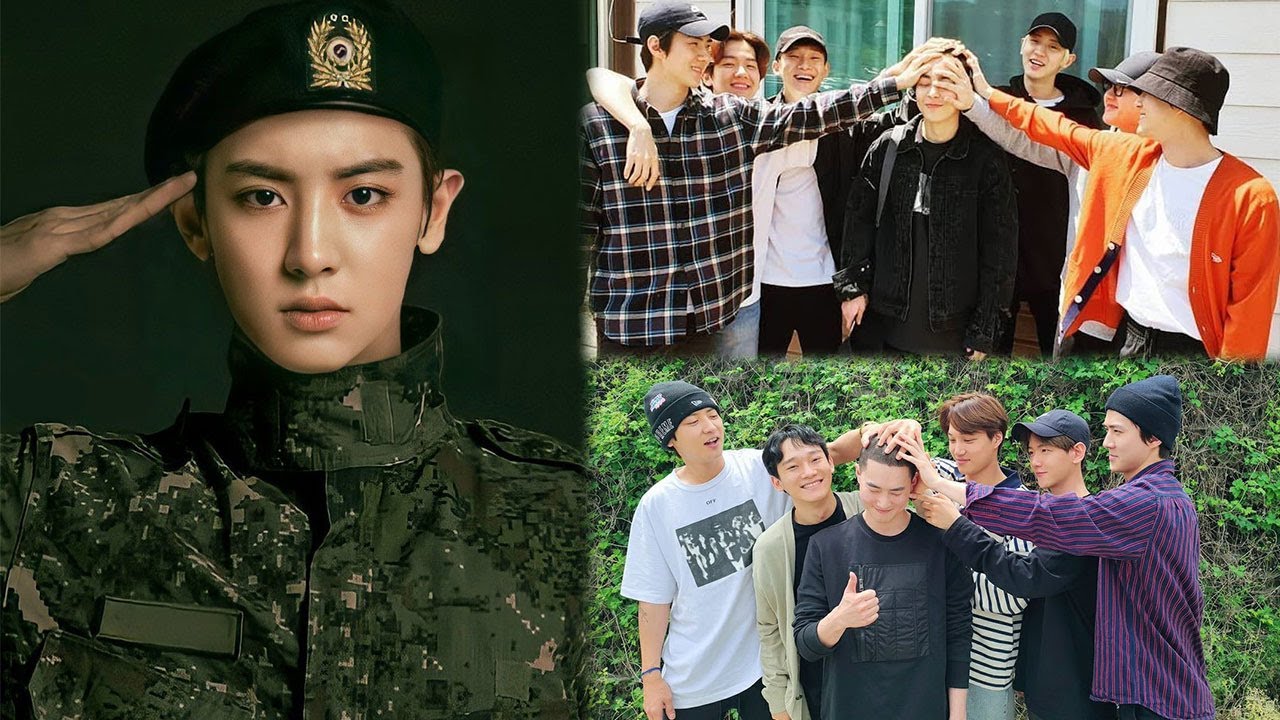 EXO's CHANYEOL Has Enlisted His Military Service Today - YouTube