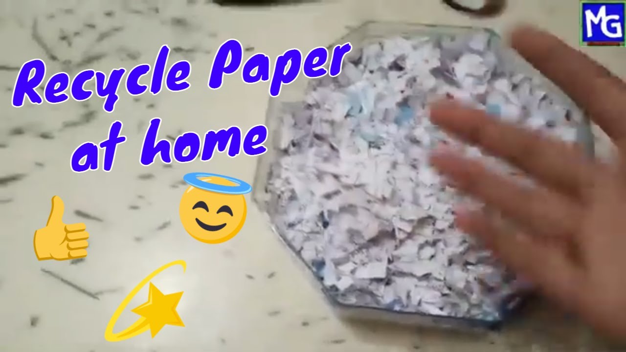 Old used papers are recycable DIY handmade paper || Vlog 57 || - YouTube