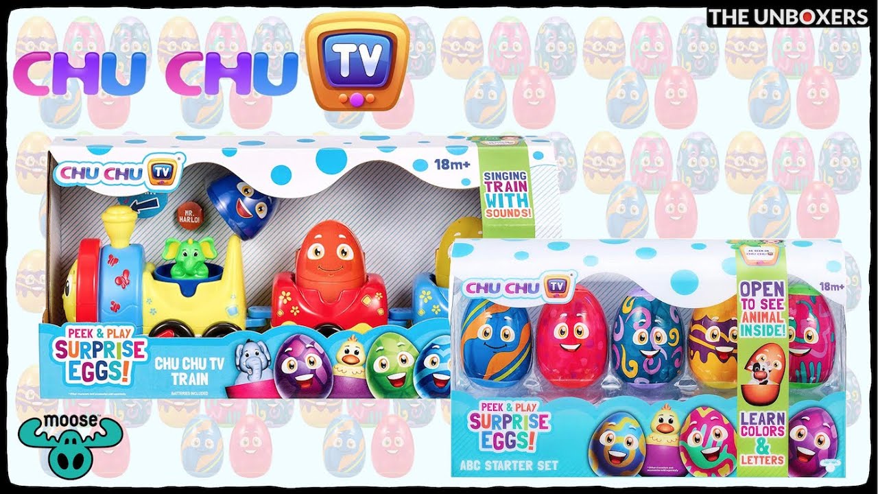 Chu Chu TV Peek & Play Surprise Eggs - YouTube
