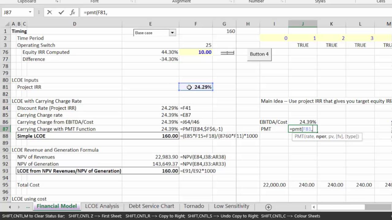 Solar Model LCOE with Three Methods - YouTube