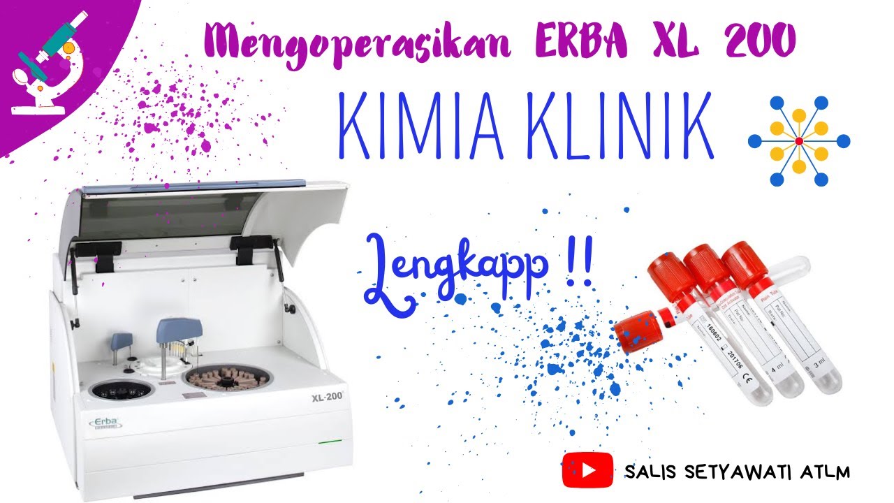 ERBA XL 200 menghidupkan dan mengoperasikan alat - YouTube